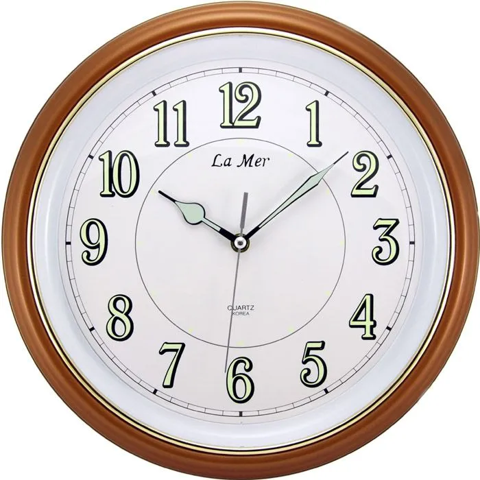 Часы настенные La Mer GD004017 с плавным движением секундной стрелки ...